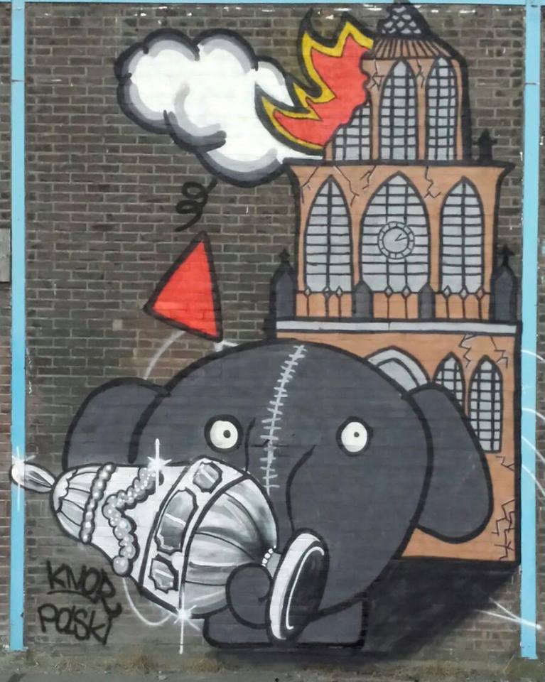 Ludieke graffiti oorlog: De Utrechtse Kabouter slaat terug | In de Hekken